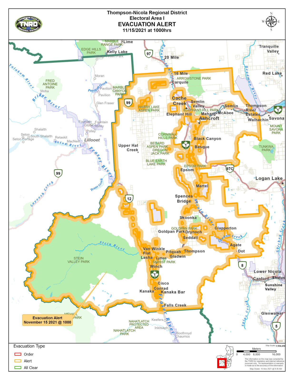 Evacuation Alert - South TNRD Flooding - Electoral Area I,M,N ...