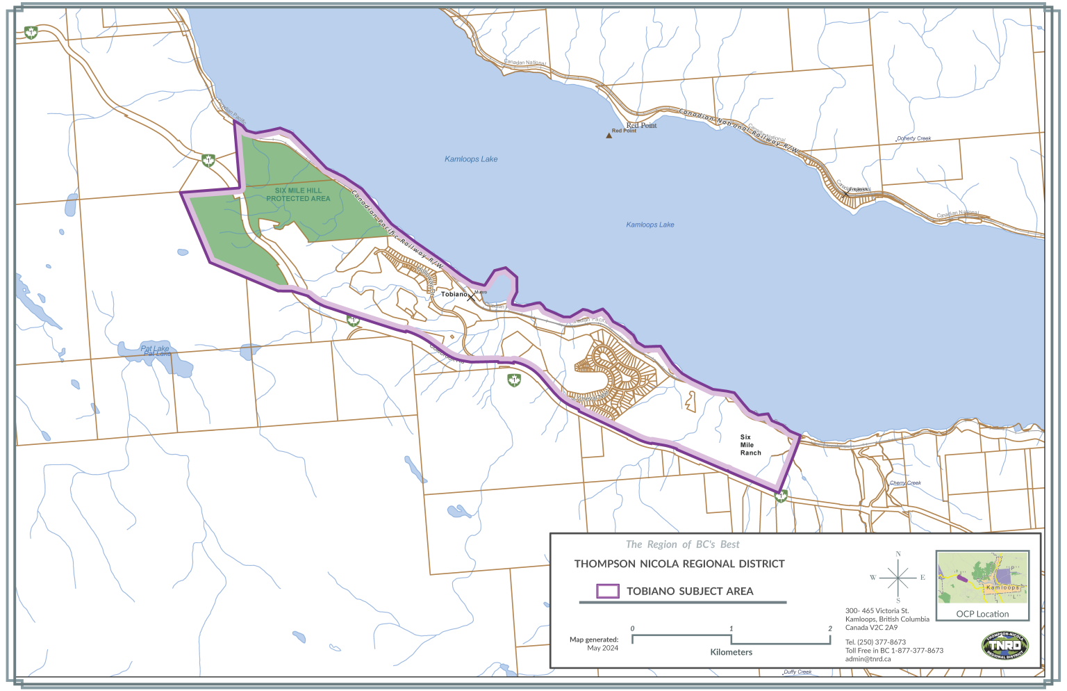 Tobiano Land Use Planning - Thompson-Nicola Regional District