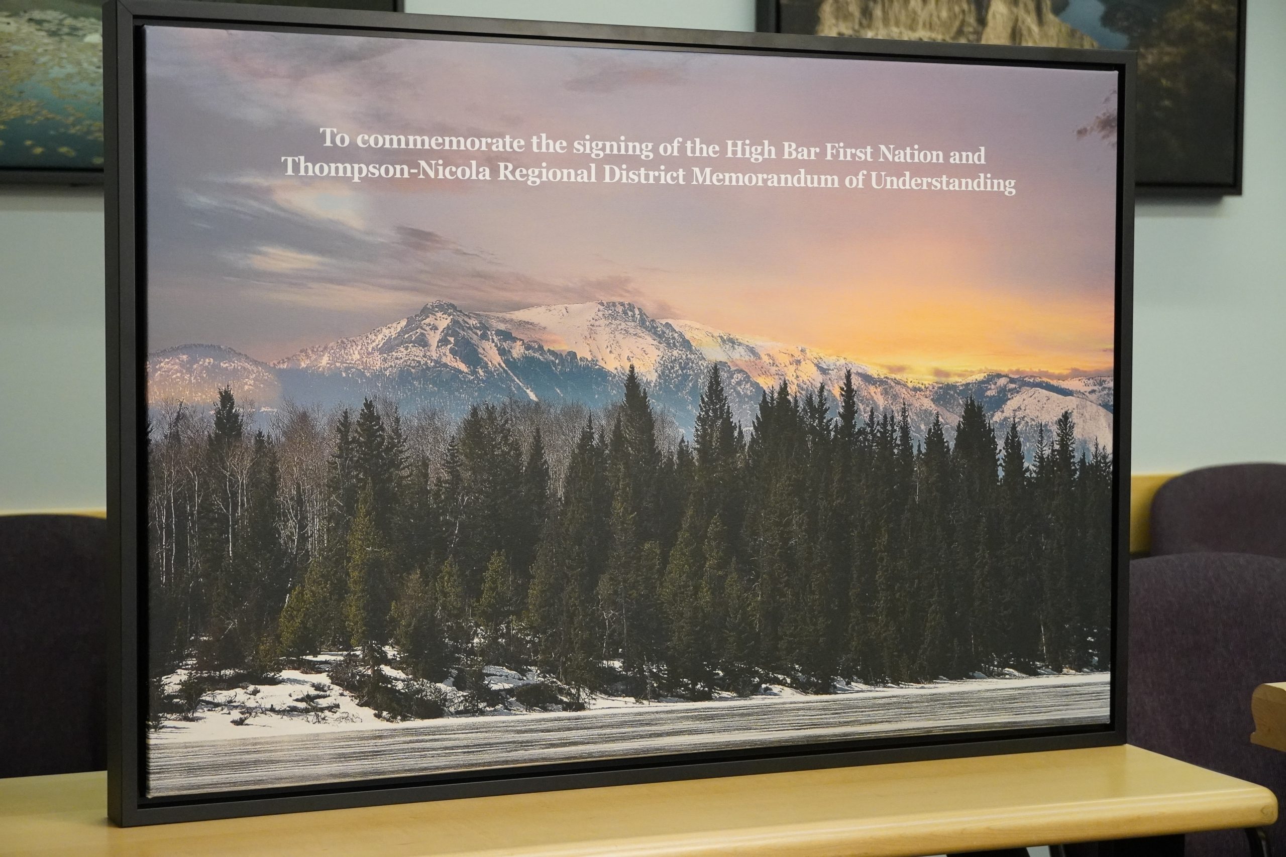 TNRD, High Bar First Nation Sign Memorandum of Understanding - Thompson ...