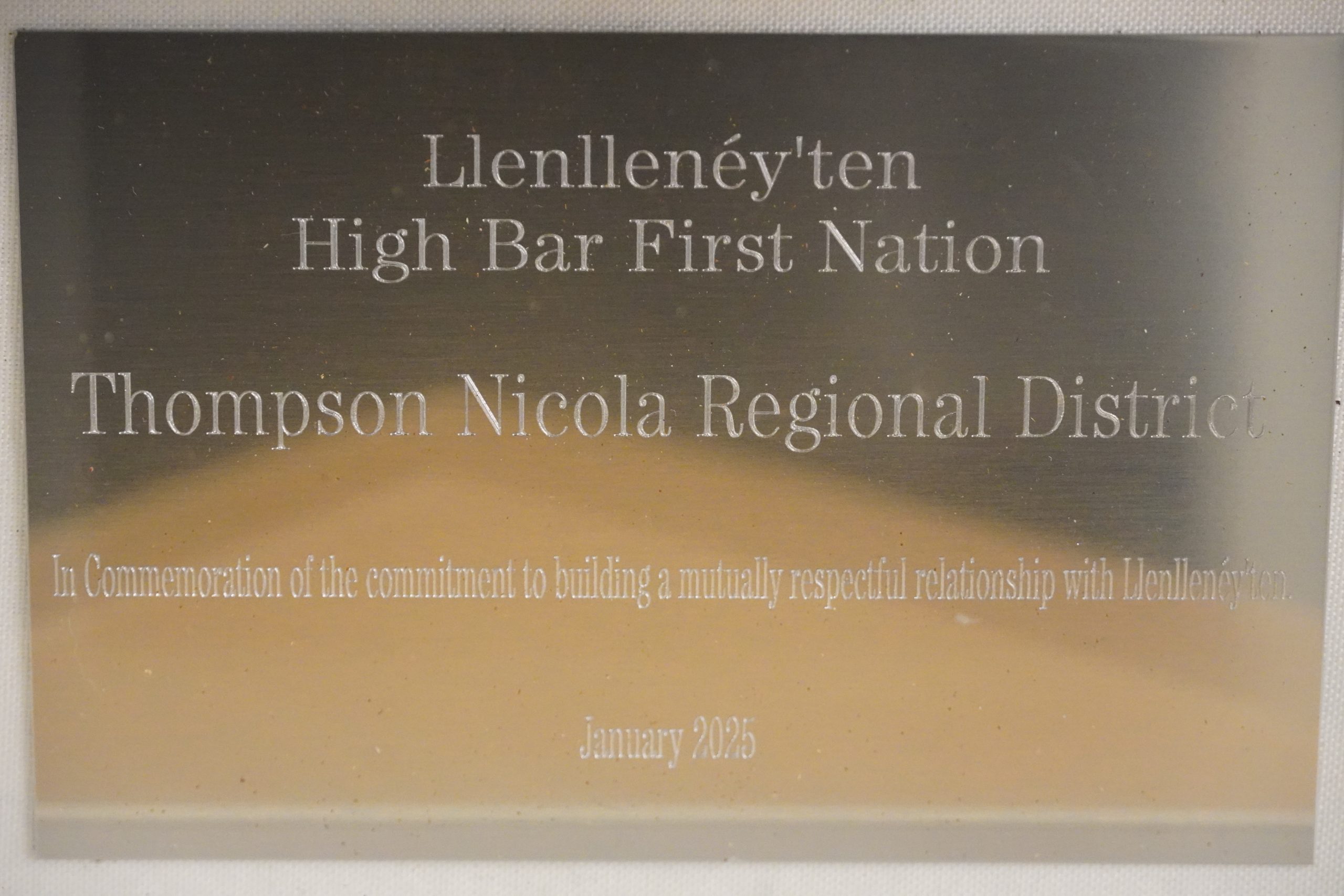 TNRD, High Bar First Nation Sign Memorandum of Understanding - Thompson ...