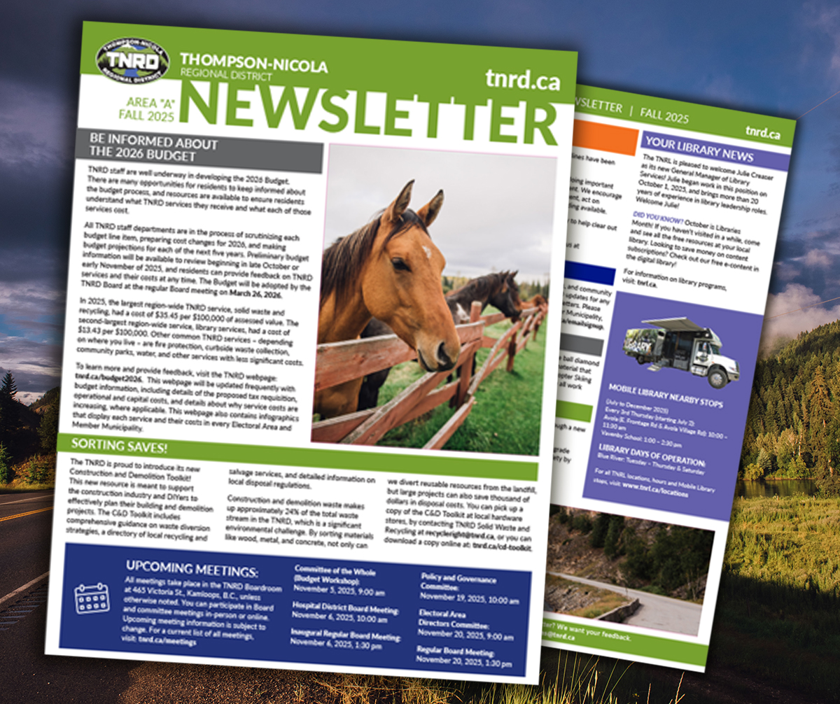Regional Newsletter - Thompson-Nicola Regional District