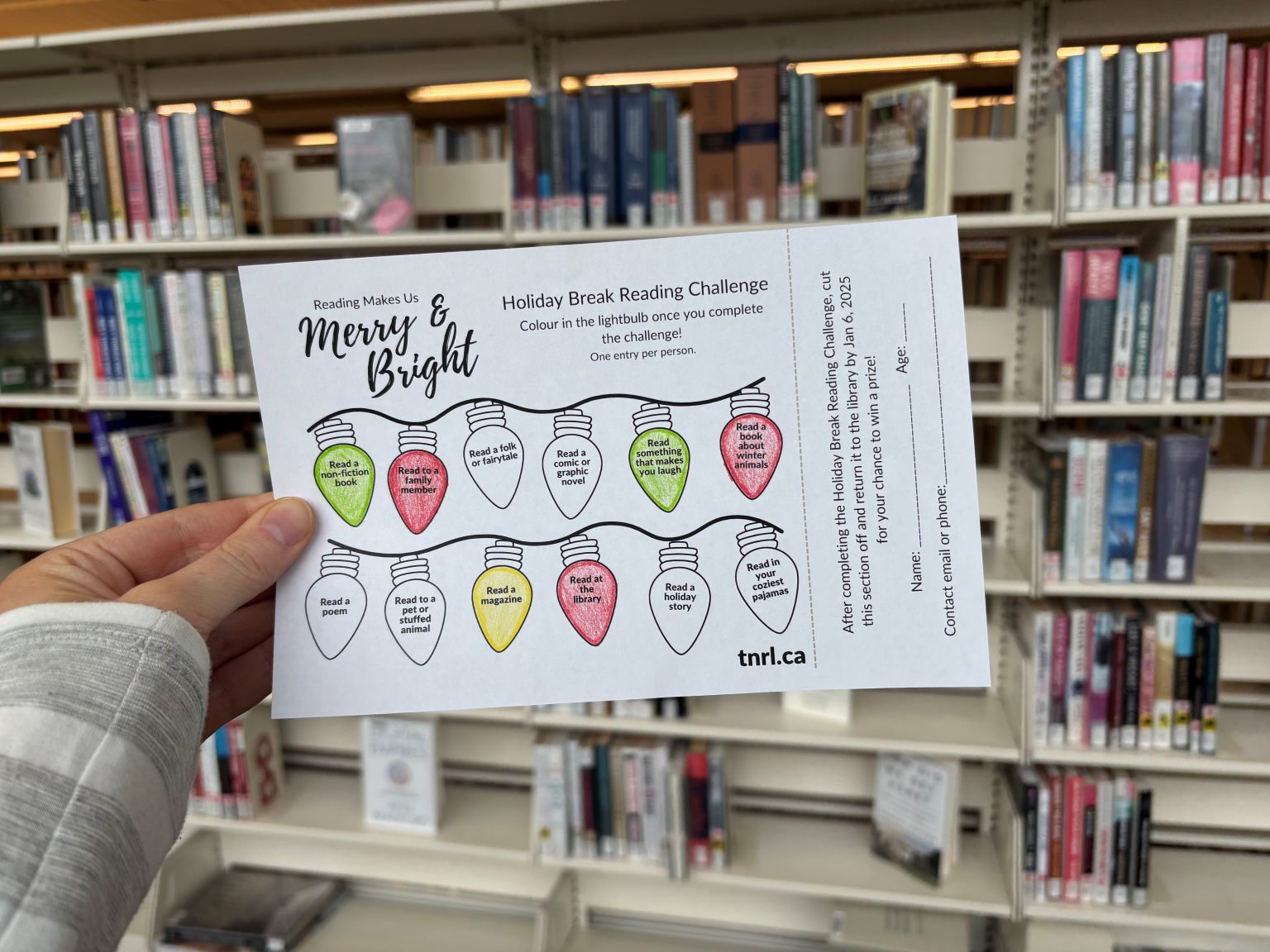 Get Ready for Our Holiday Reading Challenge! - Thompson-Nicola Regional ...