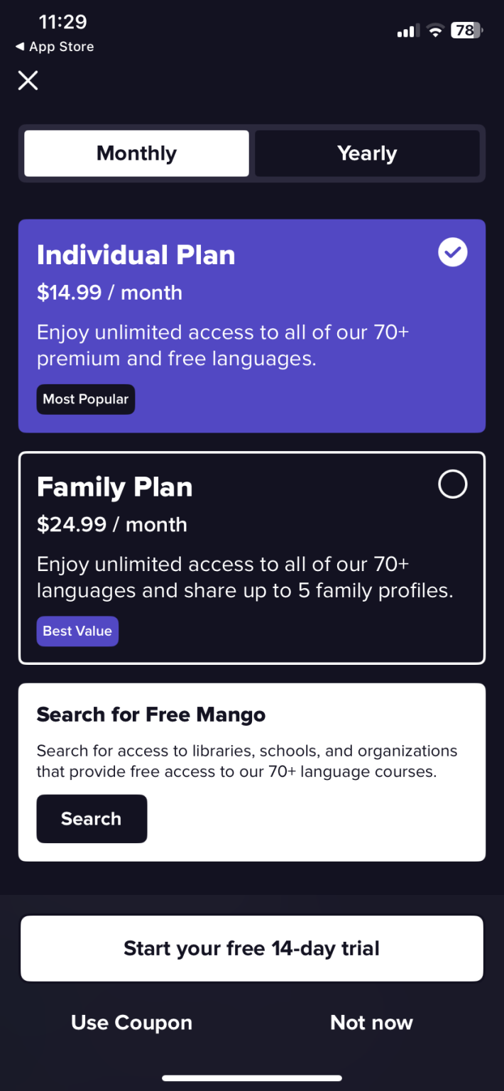 Mango Languages - Thompson-Nicola Regional Library
